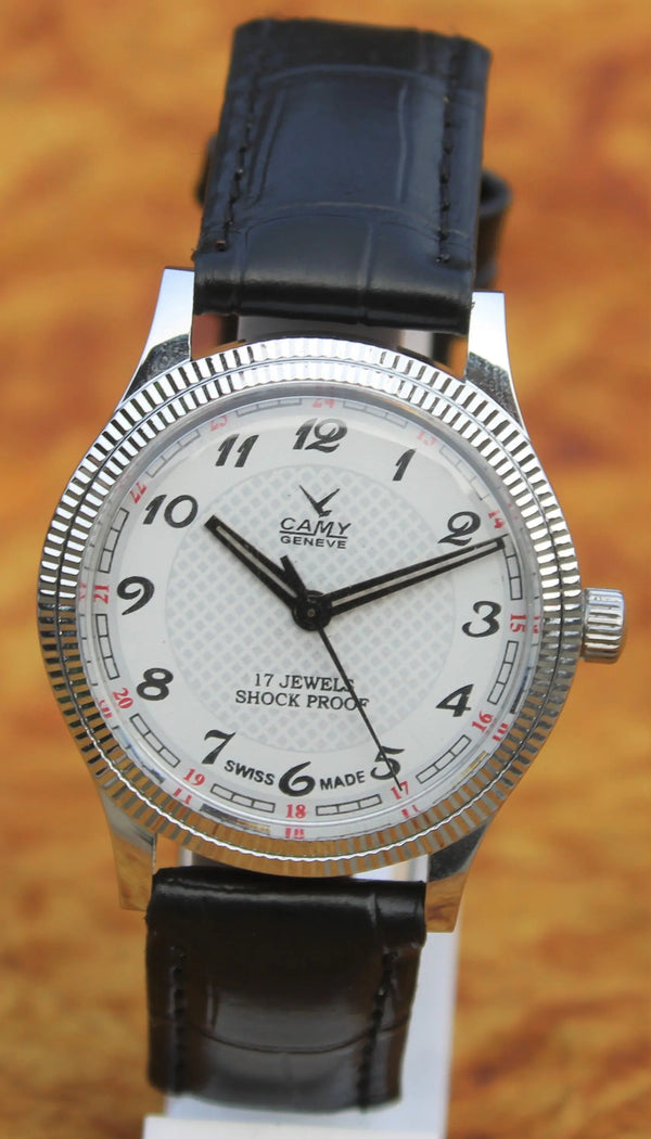 Mechanical Men's Watch Camy Geneva Vintage 17Jewels FHF ST96 Mechanism ...