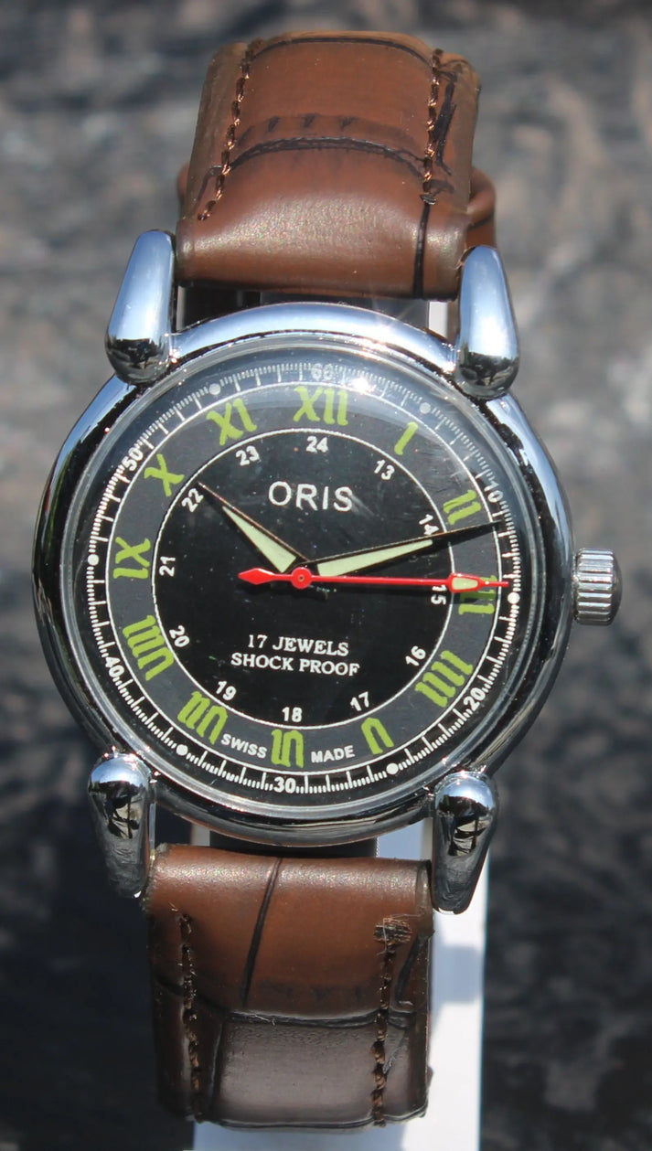 ORIS Mechanical Watch 17 Jewels FHF ST96 Hand Wind Swiss Made Movement ...