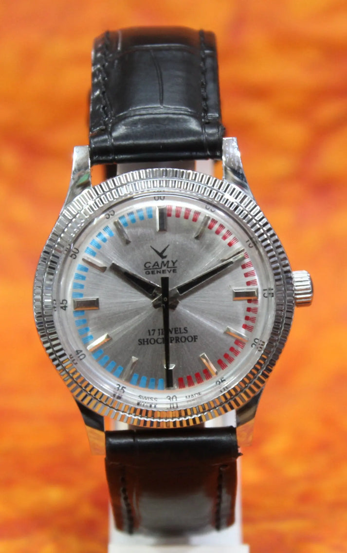 Camy Geneva Wristwatch 17 Jewels FHF ST96 Vintage Mechanical Hand Wind ...