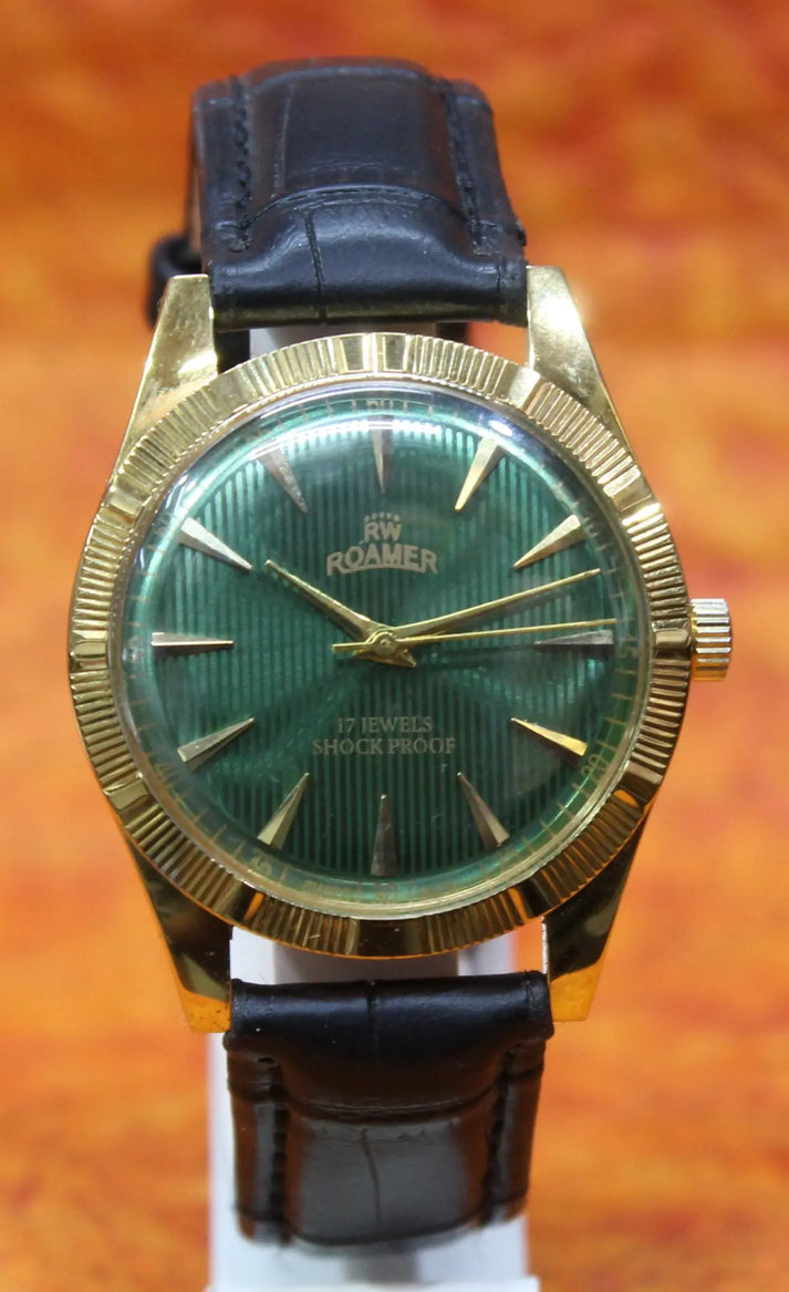 Swiss Made Watch Roamer 17 Jewels ST96 Hand Wind Mechanical Vintage ...