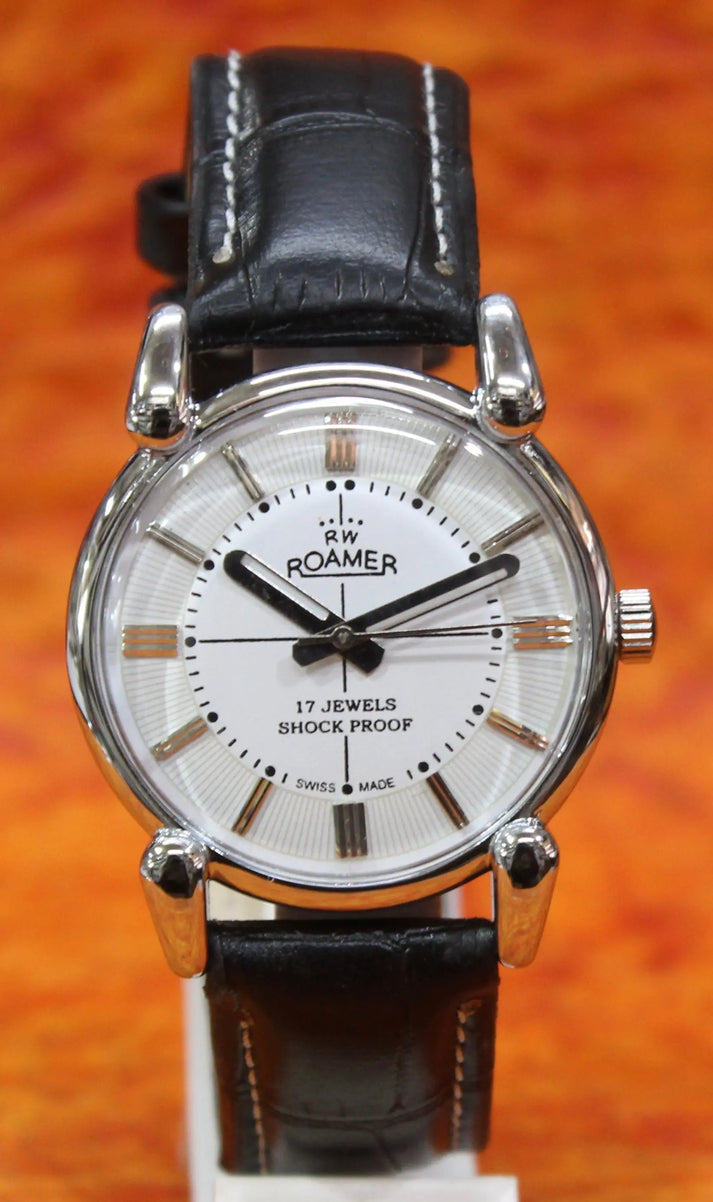 Mechanical Swiss Watch Roamer Vintage FHF ST96 17 Jewels Hand Wind – Genuine Vintage Watches