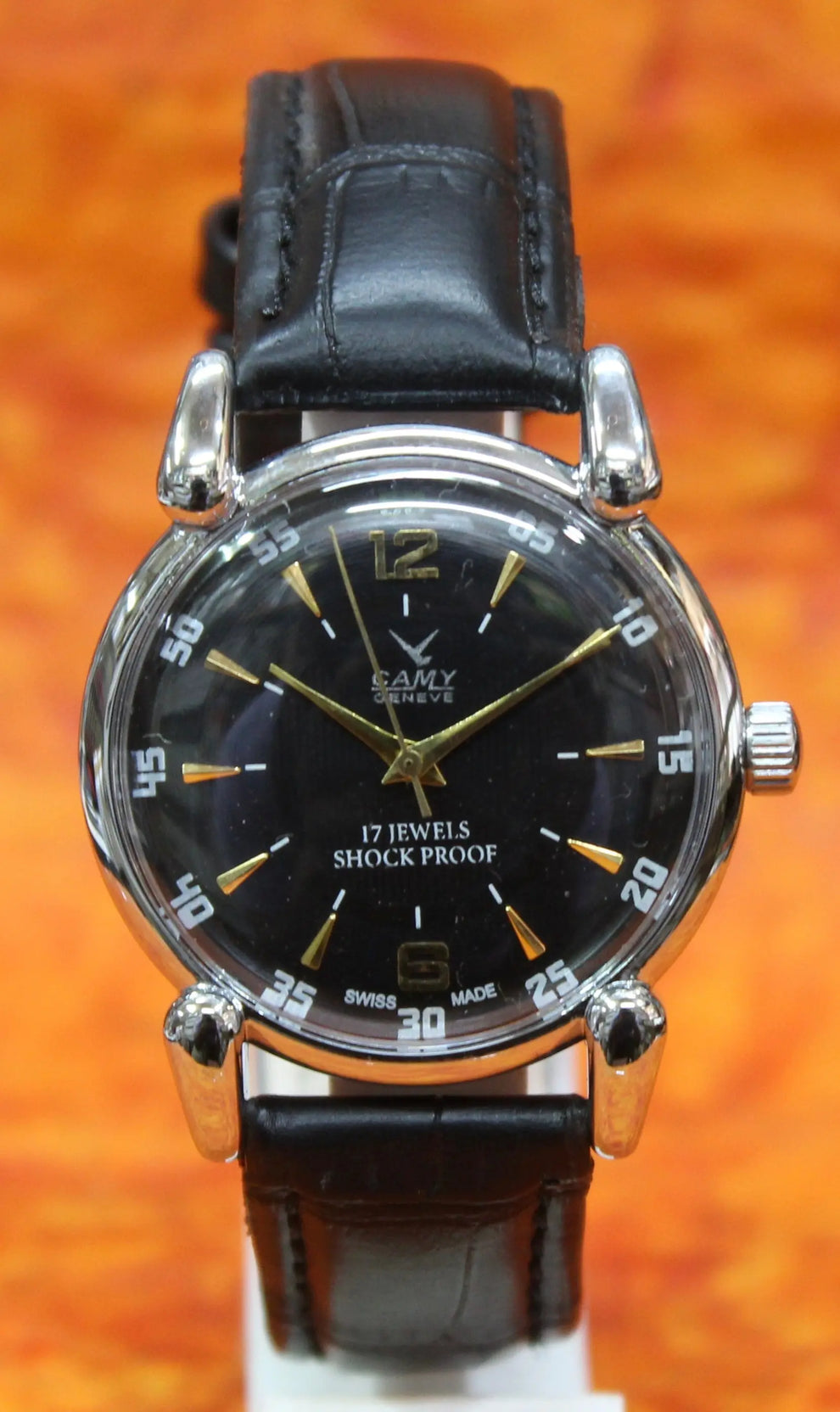 Camy Geneva Vintage 17 Jewels FHF ST96 Mechanical Hand Wind Wristwatch ...